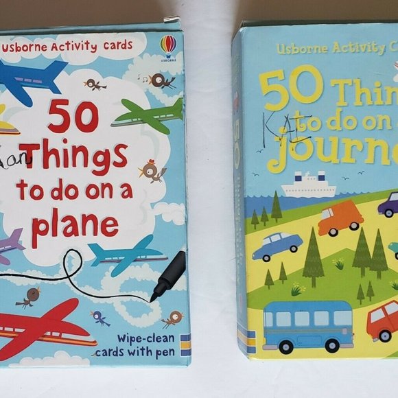 usborne | Toys | Usborne Activity Cards Lot 5 Things To Do Travel ...